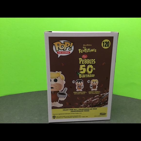 Funko | Toys | New Funky Pop Barney Rubble Figure Ad Icons | Poshmark